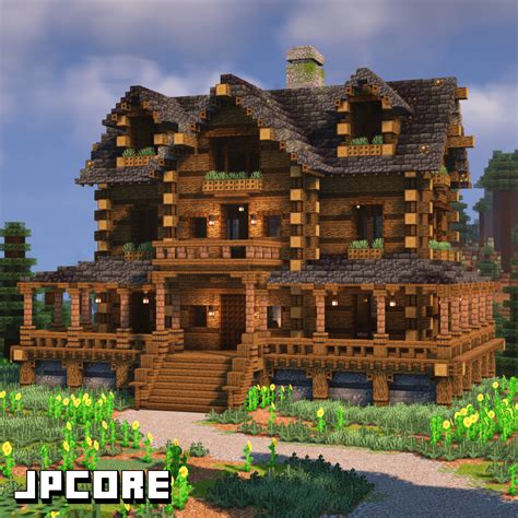 Image result for Minecraft Cabin House Tutorial