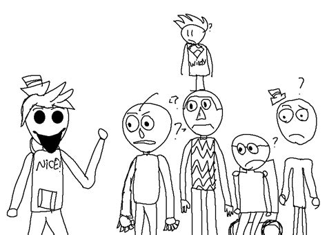 Image result for Baldi Basics Coloring Pages