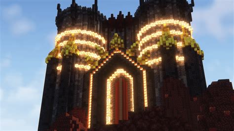 Image result for Minecraft Nether Castle Build