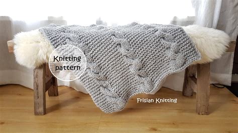 Image result for Cable Baby Blanket Knitting Pattern