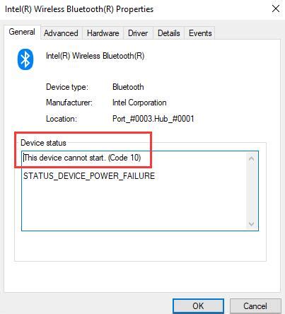 Image result for Bluetooth Adapter Driver Error