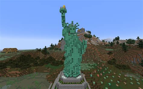 Image result for Mini Statue of Liberty Minecraft Tutorial