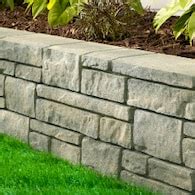 Image result for How to Stack Retaining Wall Blocks with Lip