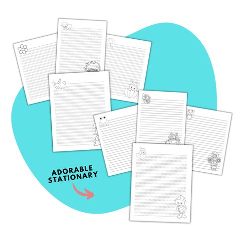 Image result for Spring Lined Writing Paper