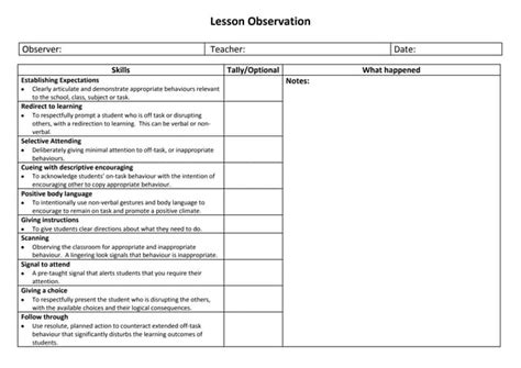 Image result for Lesson Observation Pic