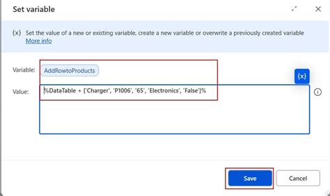 Image result for Power Automate Insert DataTable