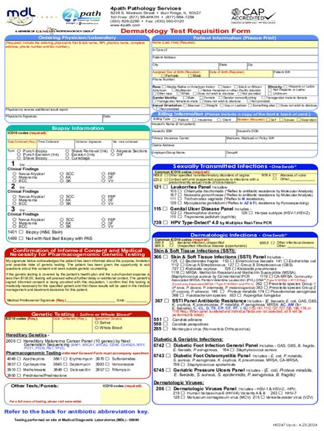 Image result for Requisition Form Plebotomy