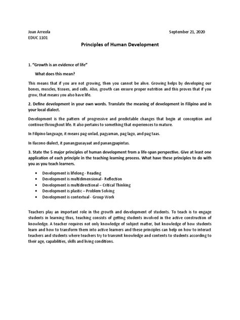 Image result for Human Development Principles