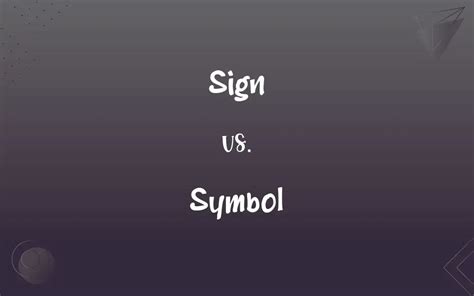Image result for Sign vs Symbol