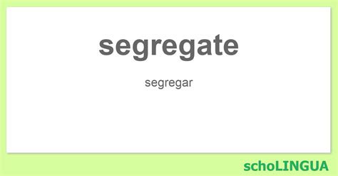 Image result for Segregate Meaning