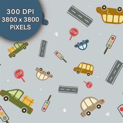 Image result for Car Paper Pattern