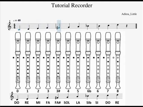 Image result for Recorder Instrument Notes