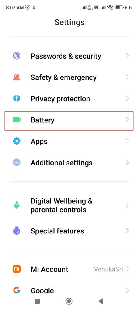 Image result for Android Old Power Options