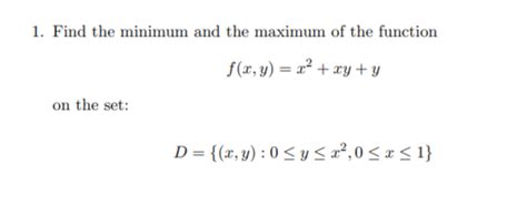 Image result for Absolute Minimums and Maximums Multivariable Functions