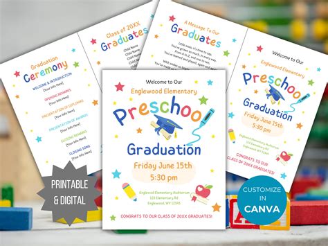 Image result for Pre-K Graduation Party Program Sample