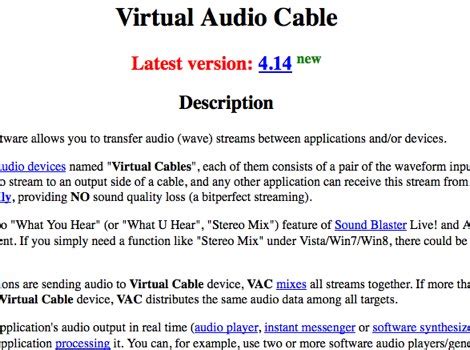 Image result for Virtual Audio Cable Software License