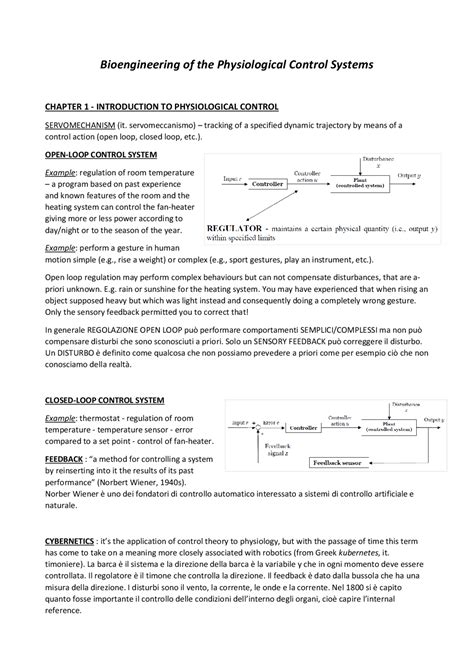 Image result for Control Systems Example Physiology