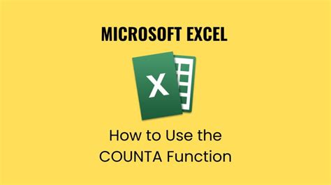 Image result for How to Use Counta Function Excel