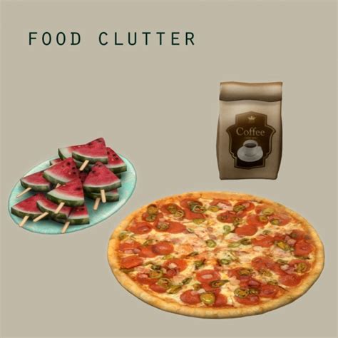 Image result for Sims 4 Snack Clutter