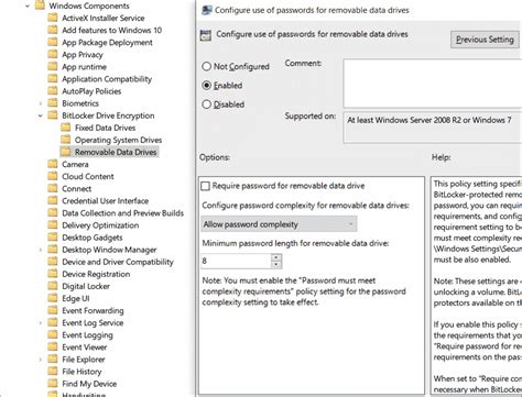 Image result for BitLocker Encryption Policy
