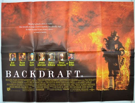 Image result for Backdraft Movie Poster