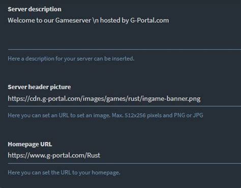 Image result for Rust Server Description Template