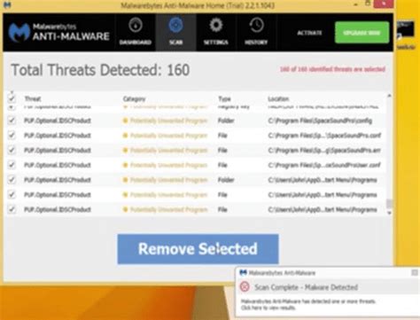Image result for Malwarebytes Screen Shot