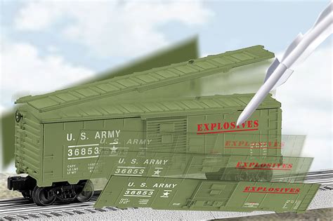 Image result for Exploded Boxcar in Decatur