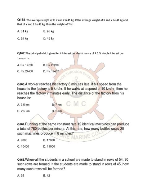 Image result for Aptitude Test Question with Answer