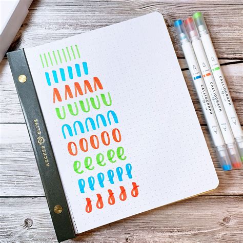 Image result for Calligraphy with Brush Pens Tutorial Alphabets