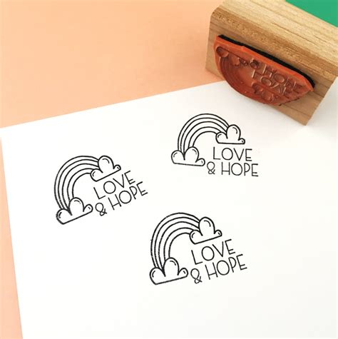 Image result for Rainbow Connection Rubber Stamp