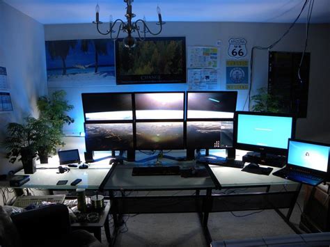 Image result for Three Screen Computer Setup