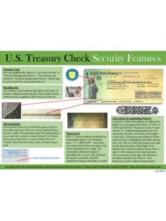 Image result for Treasury Check Features