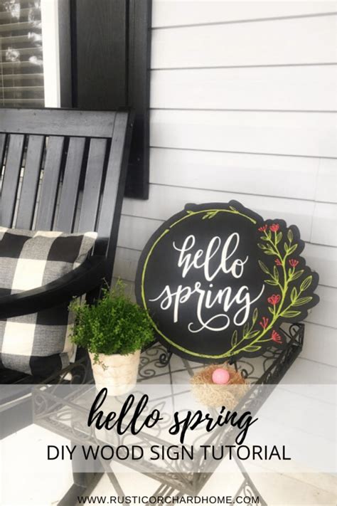 Image result for Hello Spring Wood Sign
