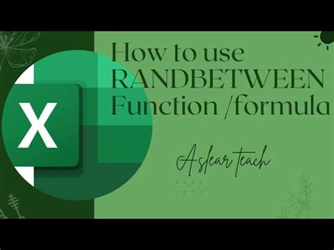 Image result for Example of Randbetween Formula