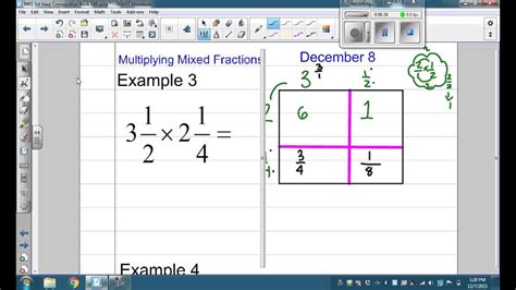 Image result for Area Model Multiplying Mixed Numbers