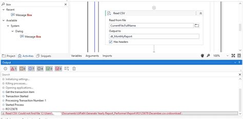 Image result for UiPath Read CSV File