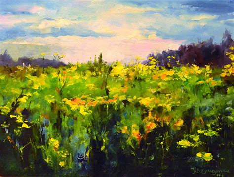 Oil painting (landscapes) on Behance