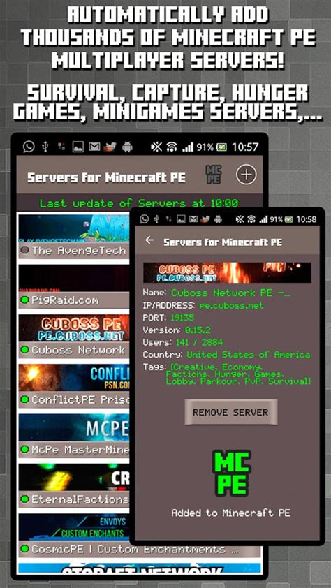Image result for Minecraft Servers for Android