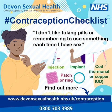 Image result for Types of Contraception NHS