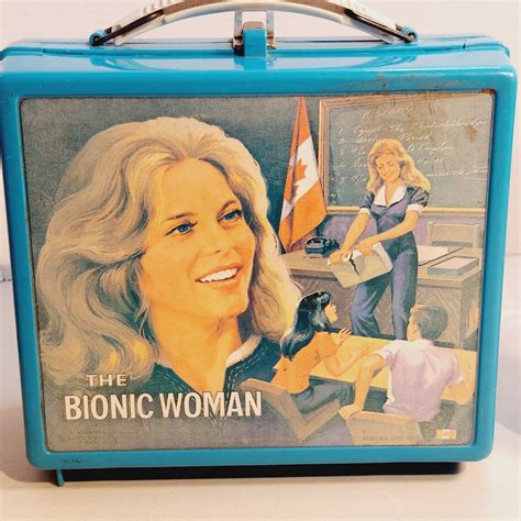 Image result for Bionic Woman Lunch Box