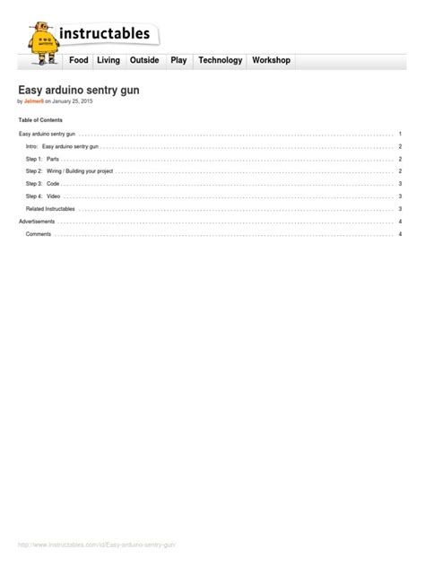Image result for Arduino Sentry Gun