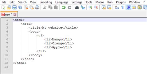 Image result for Notepad++ HTML Formatter