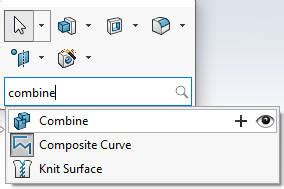 Image result for SolidWorks Modelling Commands