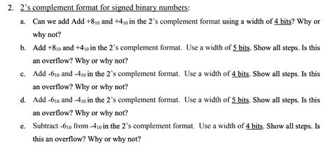 Image result for Signed Binary Numbers and 2's Complement