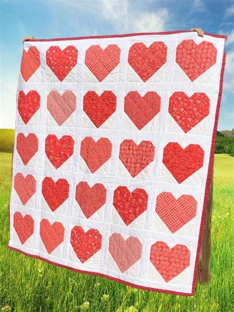 Image result for Easy Heart Quilt Pattern