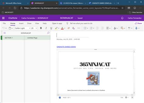 Image result for Embed in OneNote