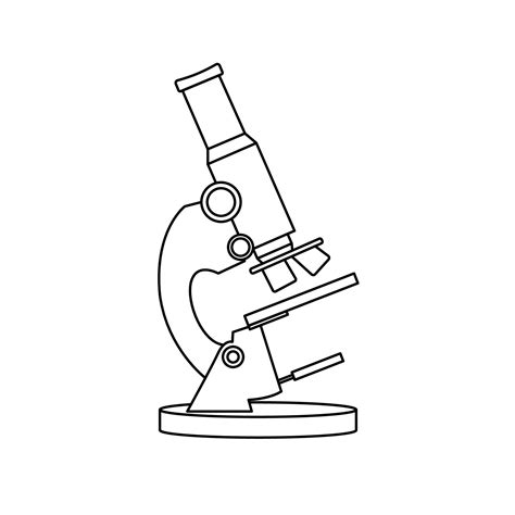 Image result for Microscope Line Art
