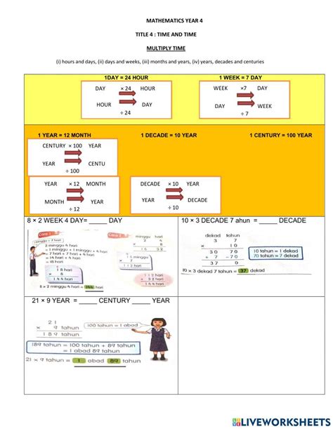 Image result for Using Time for Grade 4 Worksheets