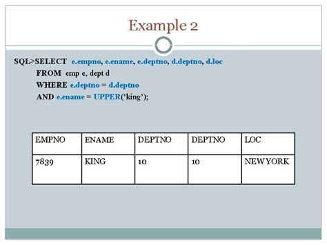 Image result for SQL Employee Table Code Ename